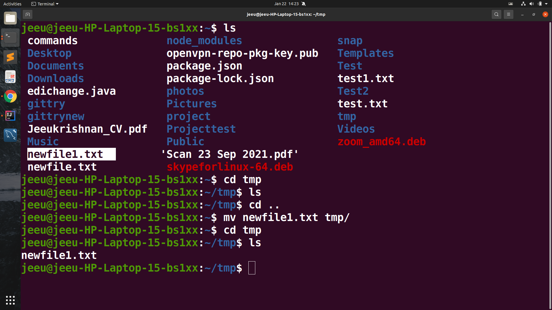 Mv Command In Linux