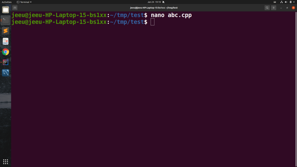Nano Command In Linux