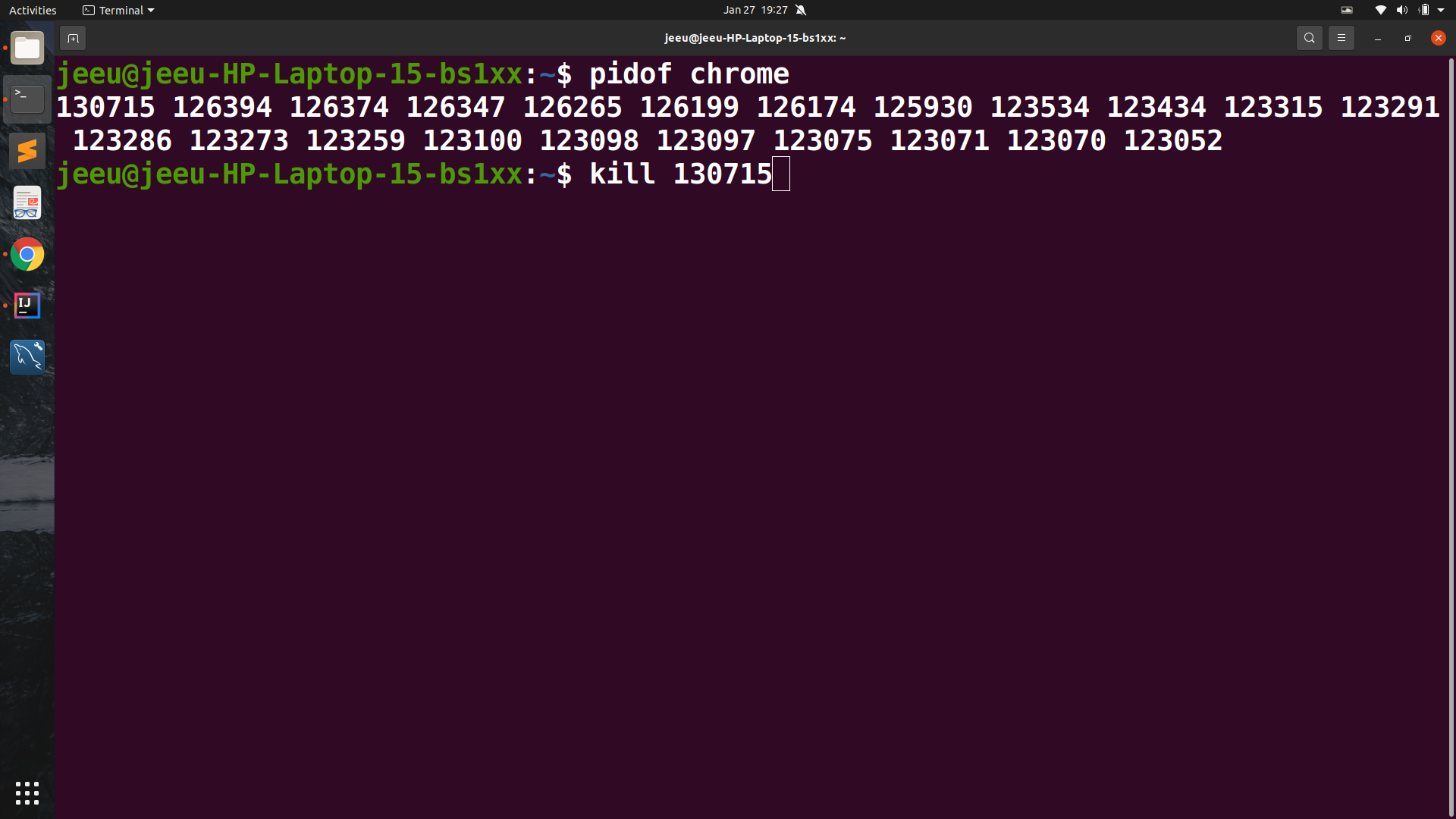 Kill Command In Linux